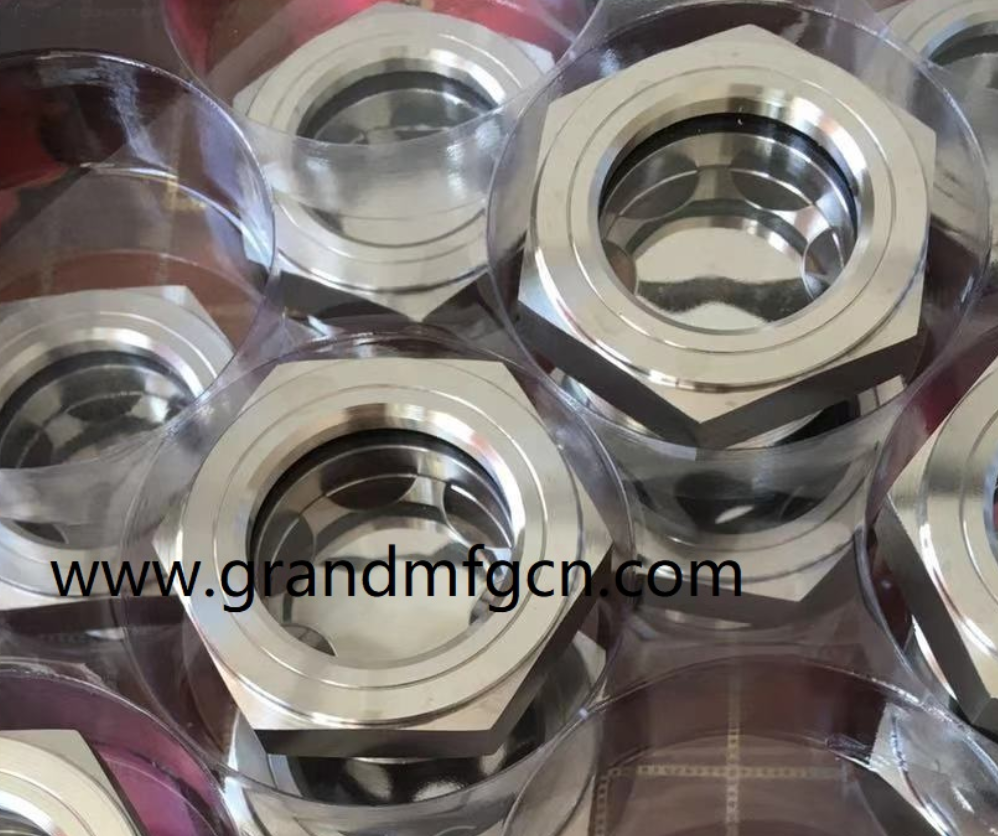 100bar stainless steel 304 1/4" ss oil level sight glass NPT 1/4 INCH ...