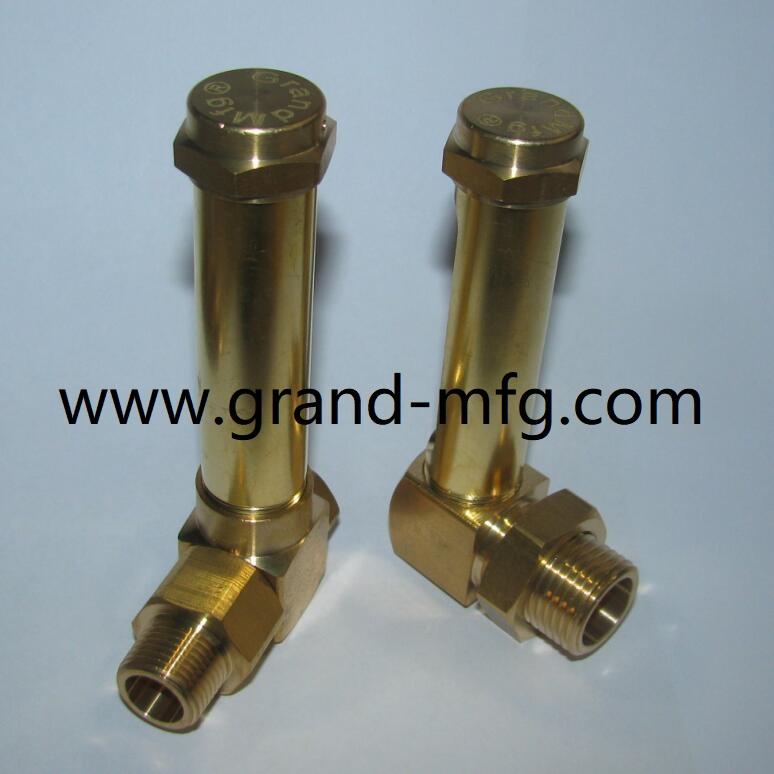 Male thread G1/4" G3/8" G1/2" Brass tuber oil level guage indicator - M ...