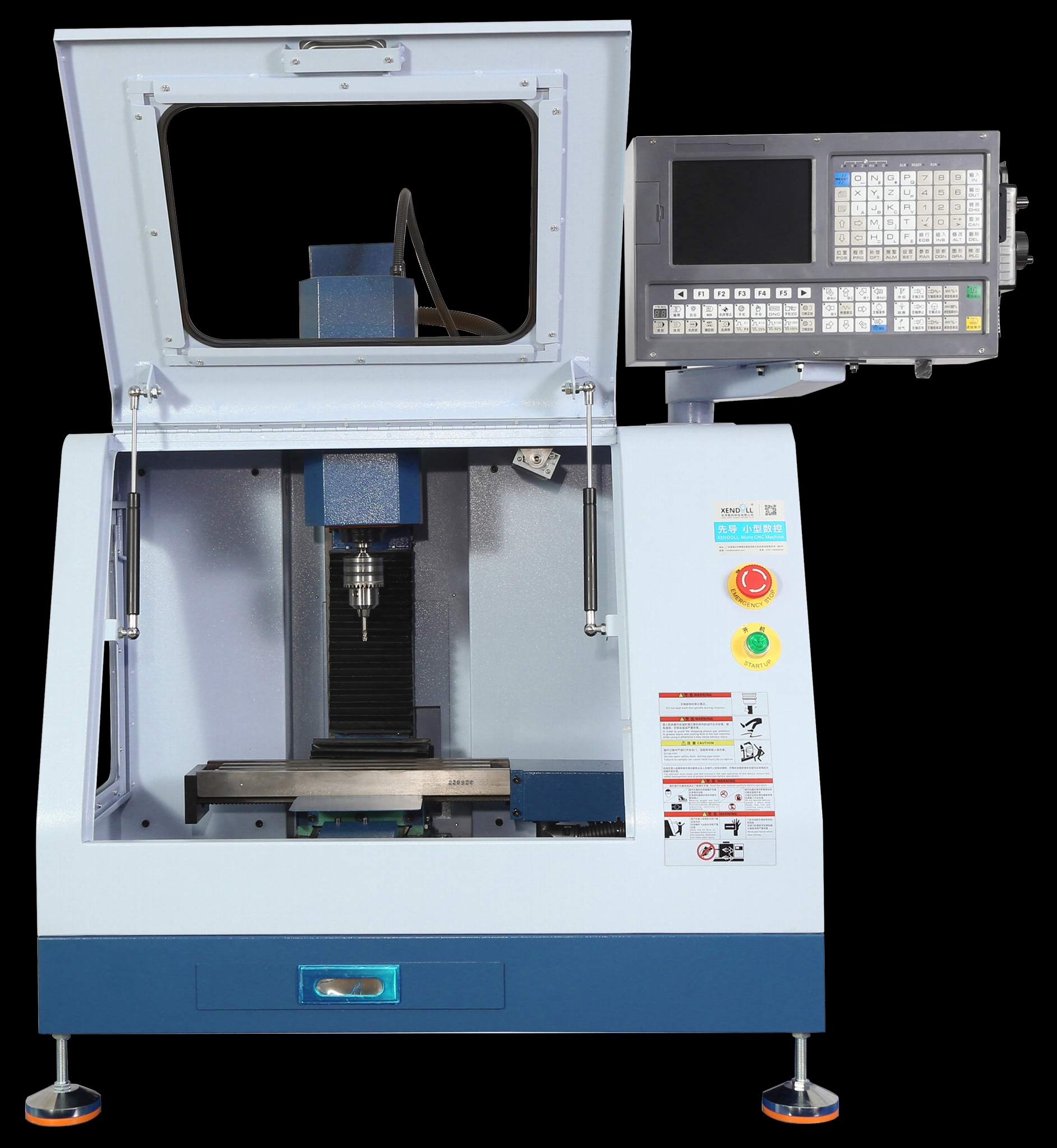 SMALL BENCH TOP CNC MILLING MACHINE - C19-A - XENDOLL (China ...