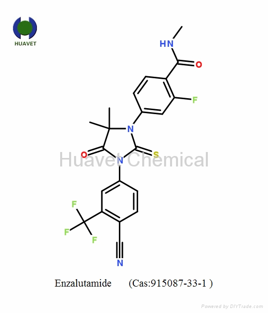 Enzalutamide (Cas:915087-33-1 ) - Huavet (China Manufacturer) - Pharmaceutical Chemicals ...