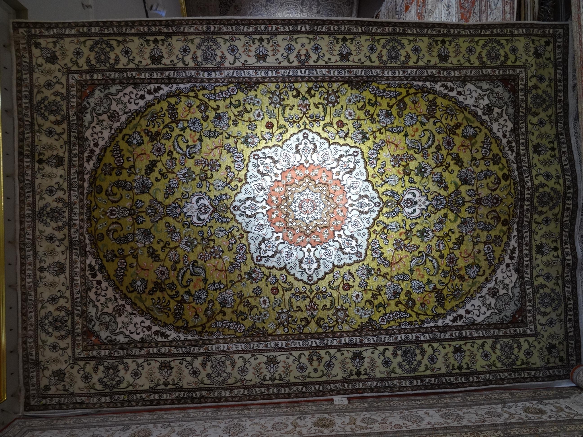 World famous carpet - yamei plant dyed 6x9ft silk tapestry - YU2020602 ...