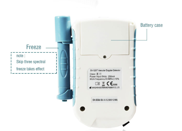 Handheld Portable Vascular Doppler ABI Machine/Blood Flow Rate Detector ...