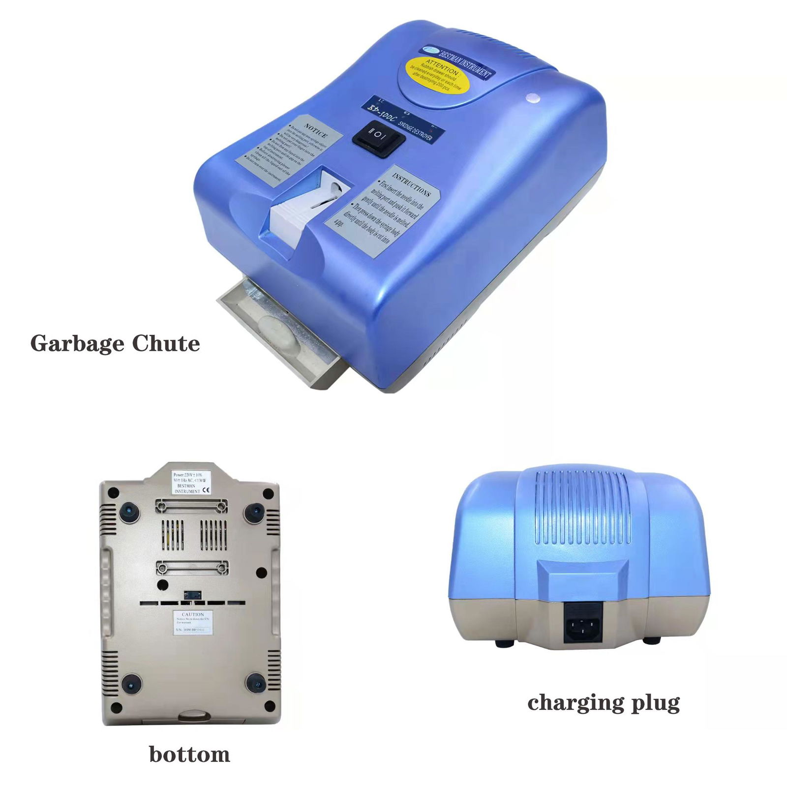 Insulin Needle Destruction CE Portable Needle Destroyer BD-300C ...