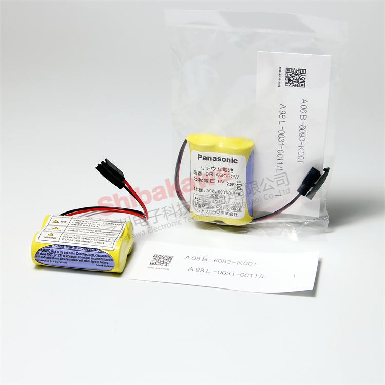 BR-AGCF2W A06B-6093-K001 A98L-0031-0011#L BR-AGCF2P 6V Fanuc Battery ...