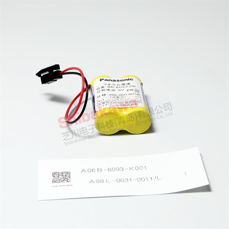 BR-AGCF2W A06B-6093-K001 A98L-0031-0011#L BR-AGCF2P 6V Fanuc Battery ...