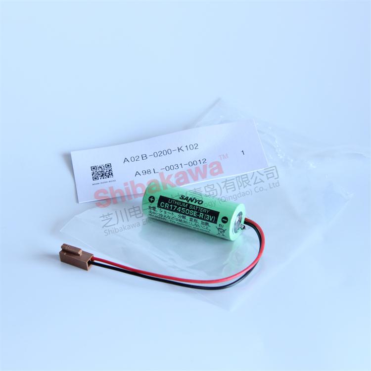A02B-0177-K102 A98L-0031-0012 CR17450SE-R Fanuc lithium battery - SANYO/FDK (China Trading ...