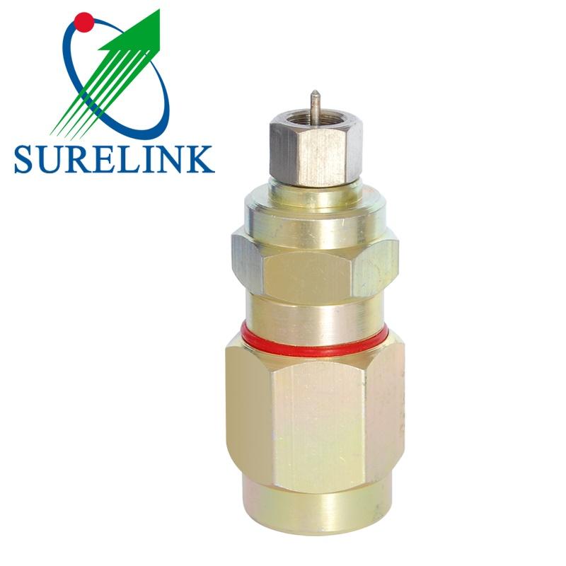 F Type Waterproof CATV Coaxial Cable Qr540 Qr412 Qr500 Pin Connector ...