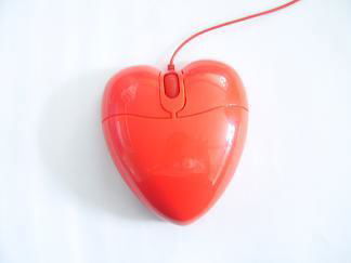 Heart shaped optical mouse - sy-23 - oem (China Manufacturer) - Mouse ...