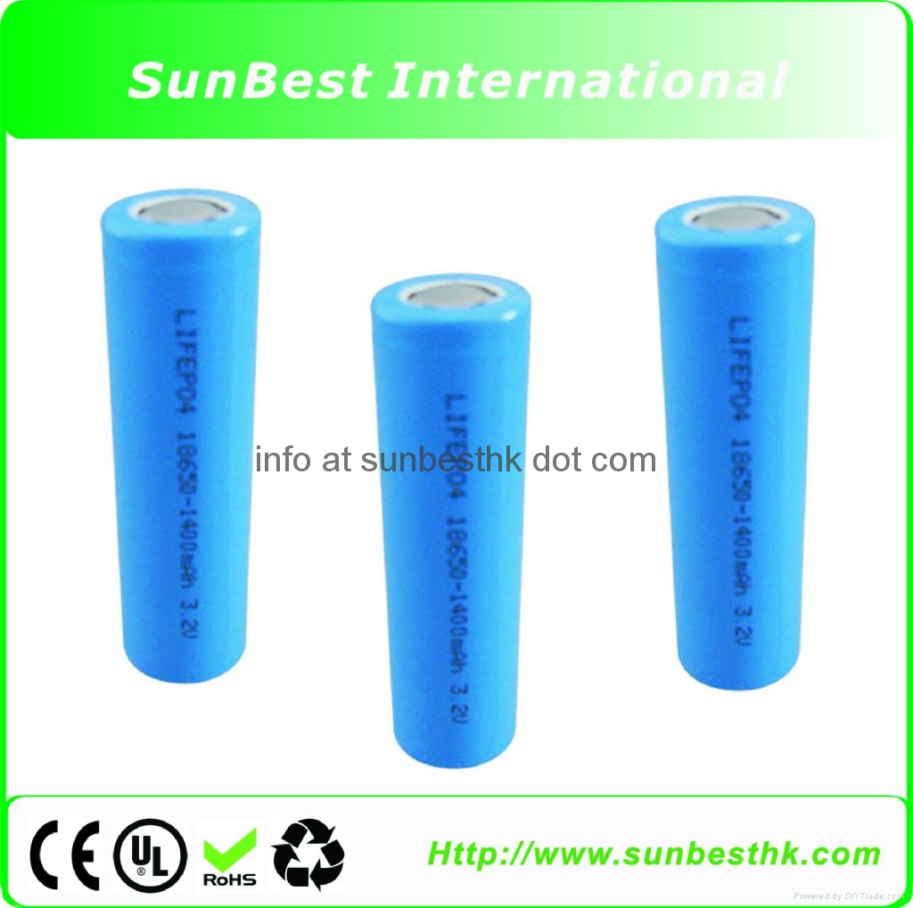LiFePO4 18650 1400mAh 3.2V Rechargeable Battery - BEST (China ...