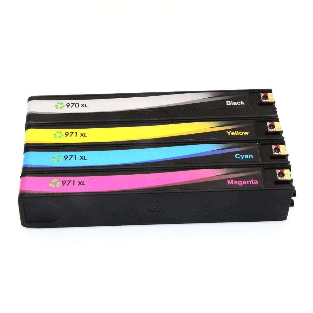Printer compatible for HP 970 971 970XL 971XL ink cartridge with full