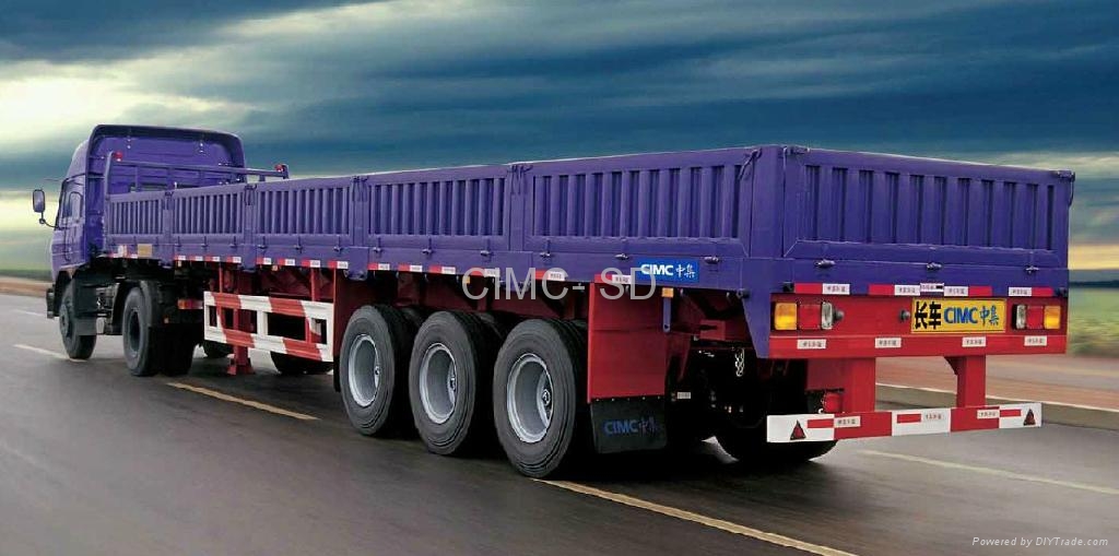 Cargo Semi-trailer - JG9390 - GUODAO, CIMC (China Manufacturer ...