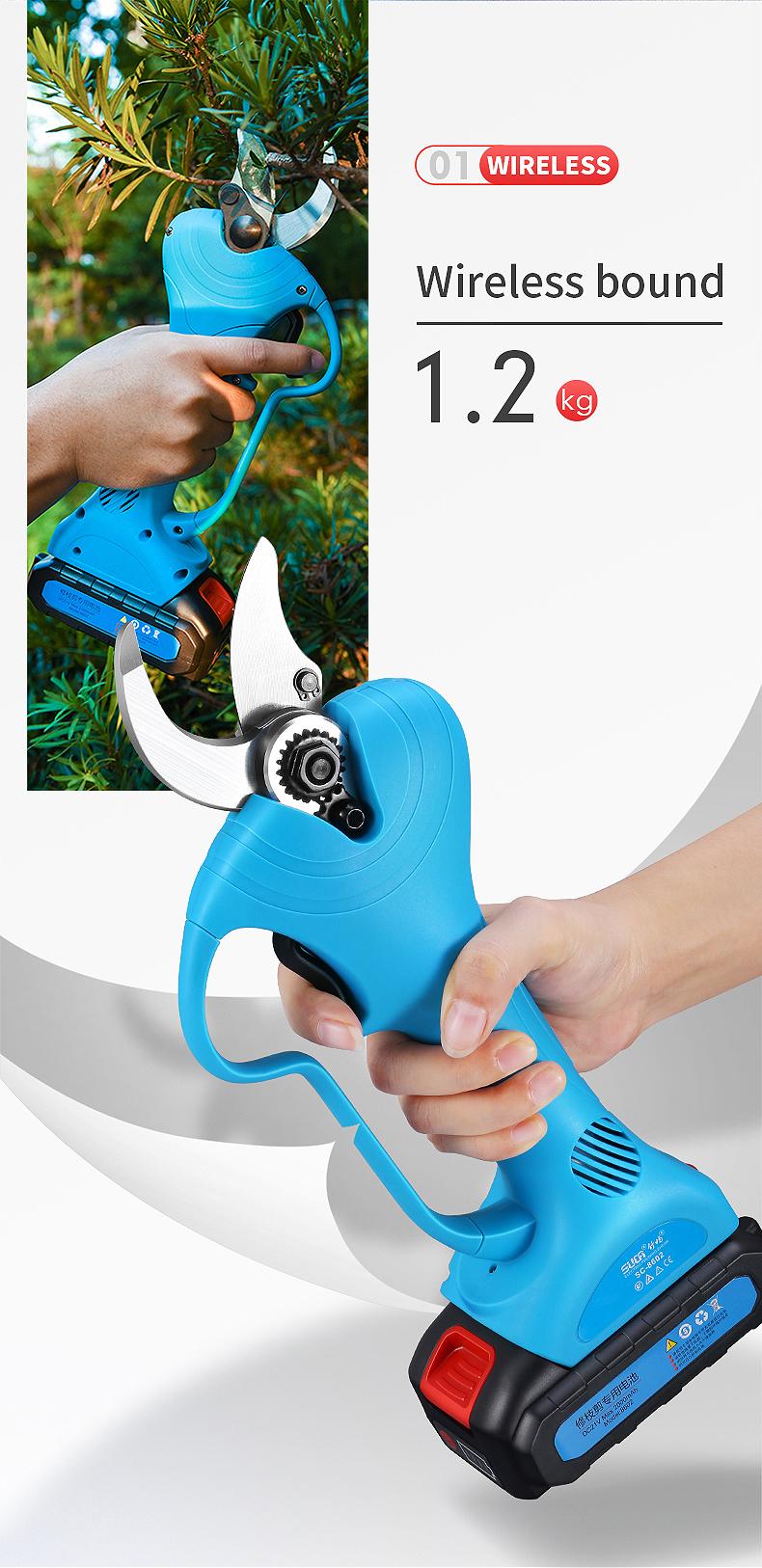 Battery operated hand pruners - SC-8602B - SUCA (China Manufacturer ...