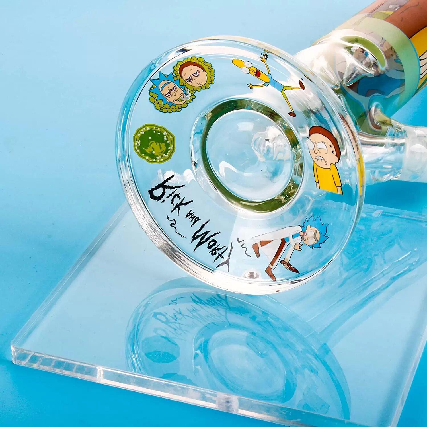 Cartoon Water Bongs Straight Handmade Stickers Pipes Hookah Smoking ...