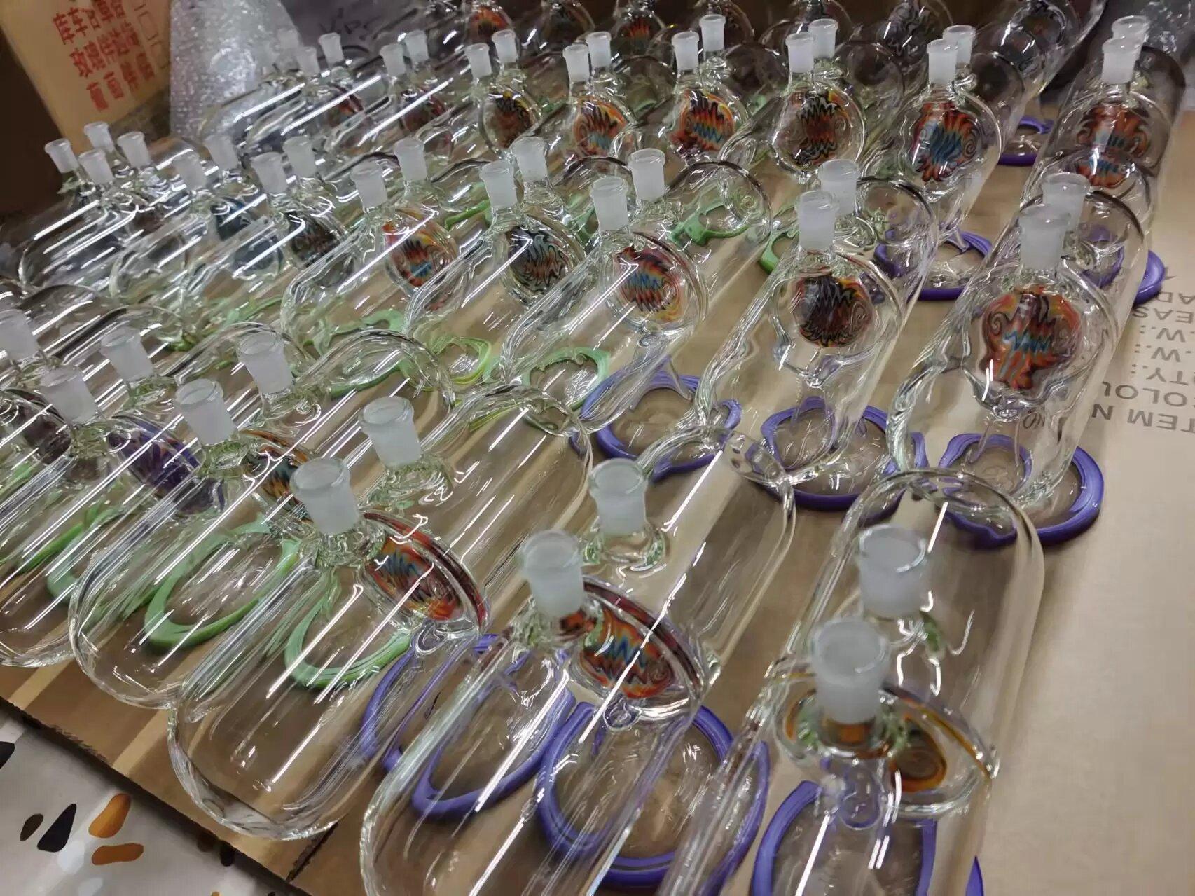 Newest Invertible Gravity Glass Bong hookah Infinity Waterfall Water ...