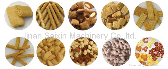 co-extrusion snacks processing machine - DS series - saixin machine ...