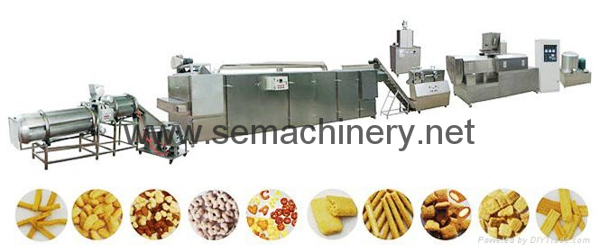 co-extruded snacks machine - DS56-III - saixin machinery (China ...