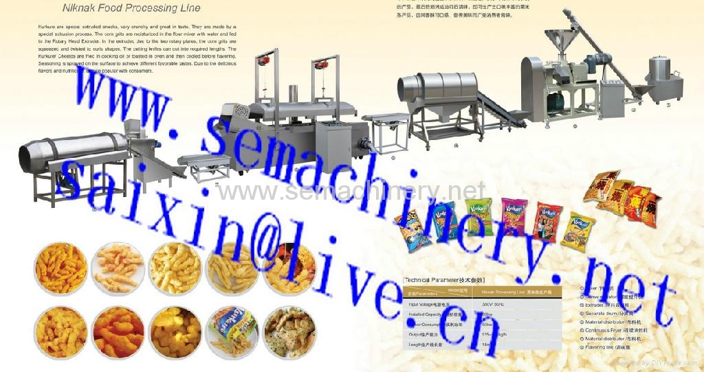 cheetos machine - GSP75 - saixin machinery (China Manufacturer) - Food ...