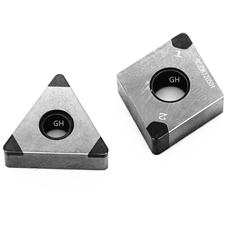 CNC Diamond Insert TNGA CBN Turning tool Inserts for hardened steel cast iron - TNGA160408-1N ...