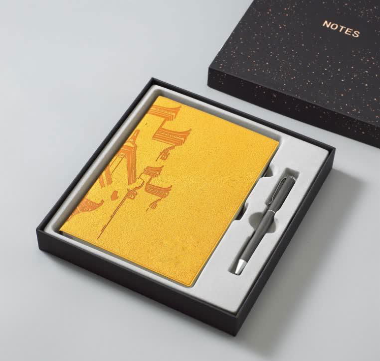 Minimalist attic patterned soft leather book - PZ003 - colgram (China ...