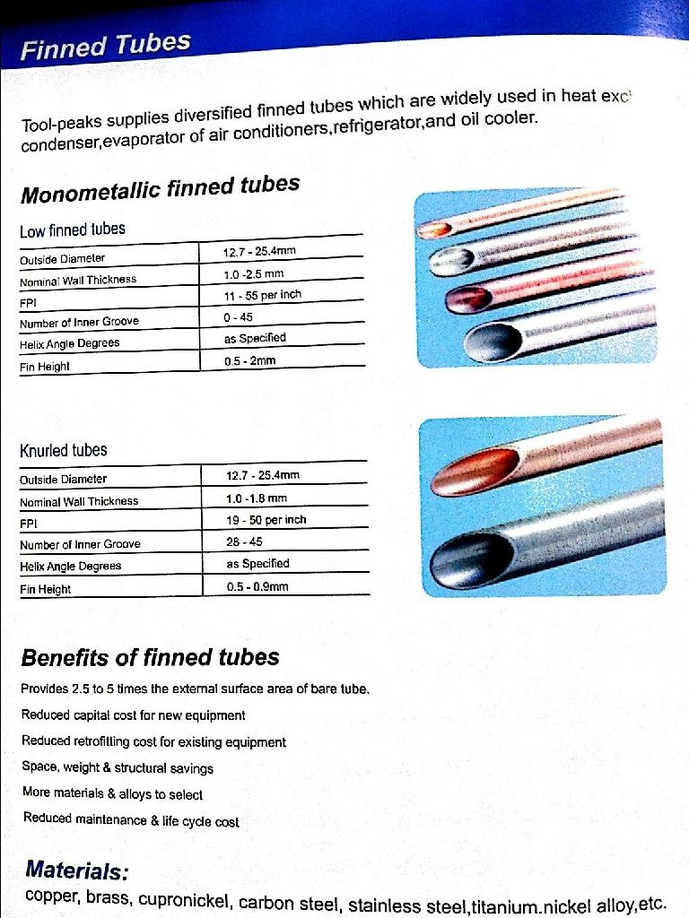 KL fin tube - BS (China Manufacturer) - Piping Tubing - Metallurgy ...