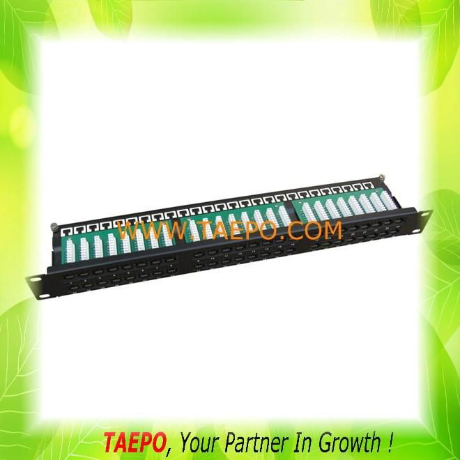 CAT5E RJ45 UTP 19" 1U 48 port patch panel - TP-5314-48C5EU - TAEPO ...