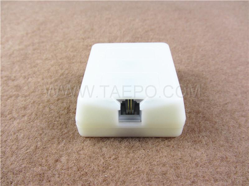 CAT3 2P2C jelly filled 1-port RJ11 telephone socket - TP-5119-1C3U2 ...