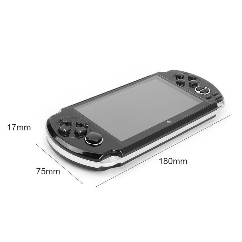 X9 5 inch Retro Video Game Handheld Console Player Built-in 3000 ...