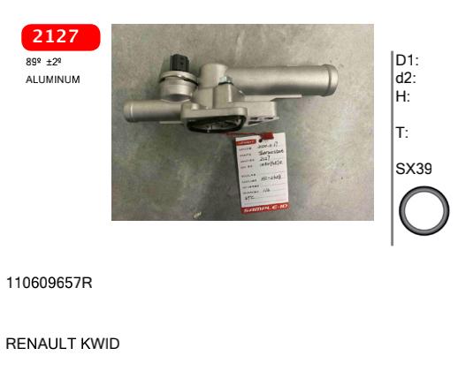 thermostat for RENAULT KWID , 110609657R - smart (China Manufacturer ...