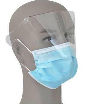 Fluid-Resistant Masks With Eyeshield. (China Manufacturer) - Safety ...