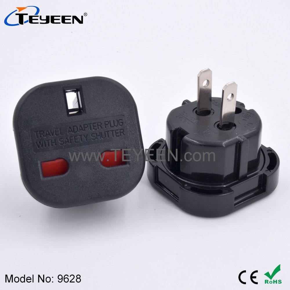 UK to US/AUS Plug Adapter (9628) - TEYEEN (China Manufacturer) - Socket ...