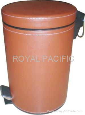Hotel Leather Dustbin - HP-2606 - ROYAL (China Manufacturer ...