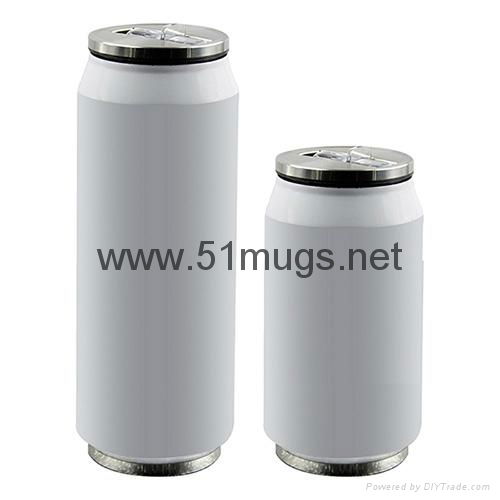 280ml Stainless Steel Coke Can With Straw White - 010711010101 - MUGS ...