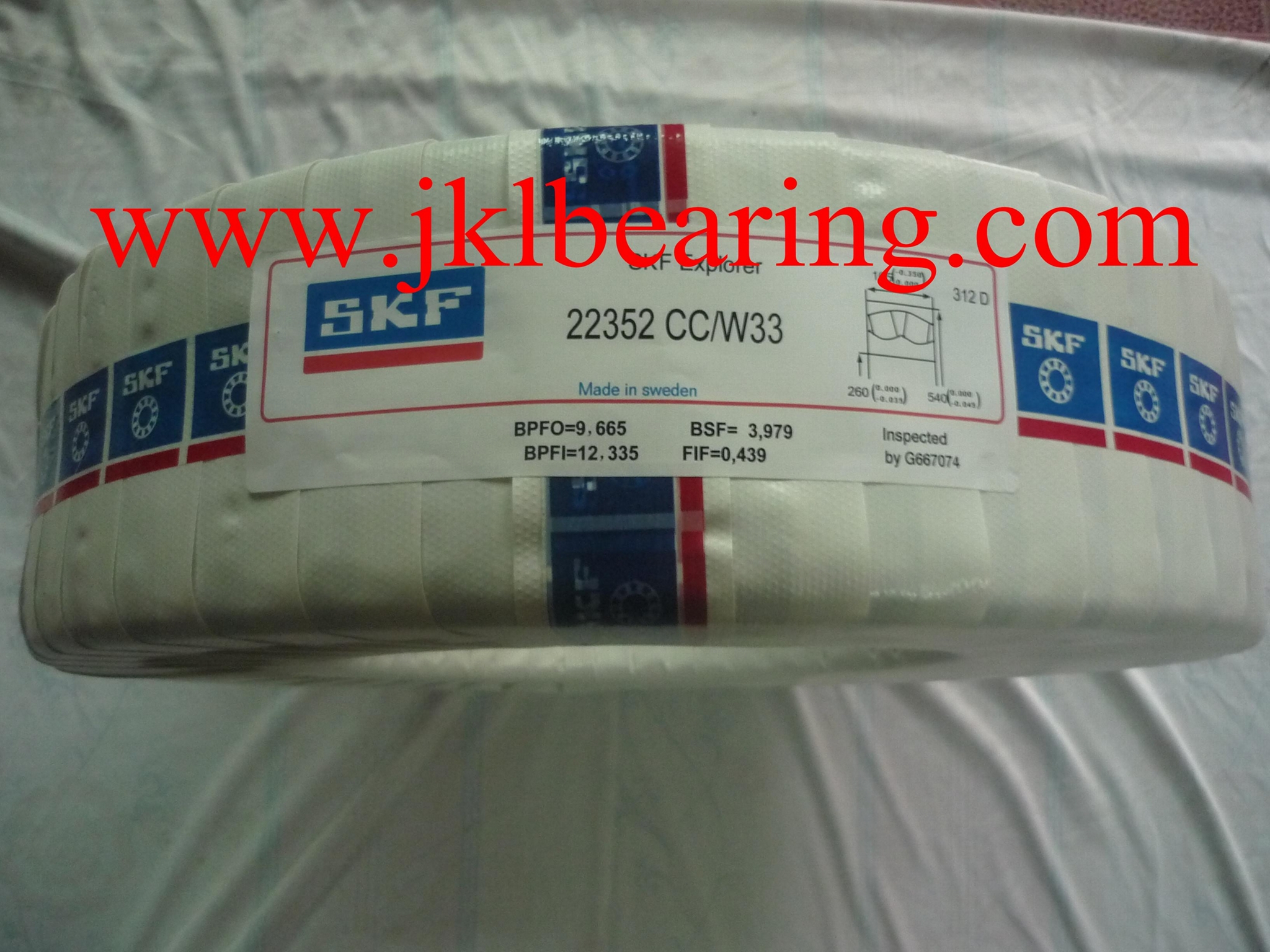 22352 CCW33 Spherical Roller Bearings - ETR/JKL/SKF/FAG/INA/NTN/TIMKEN ...