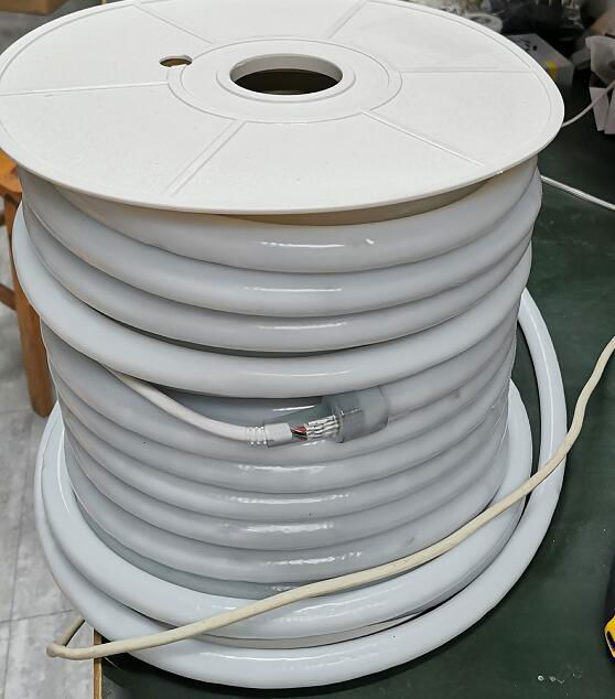 50m RGBW neon light ribbon tape flexible RGB led neon tubes 360 degree ...