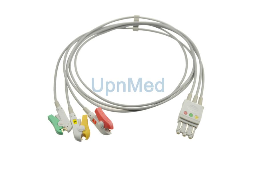 M1672A Philips 3 Lead ECG Lead Set - China - Manufacturer - ECG leads