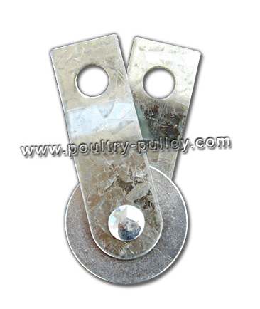 Double 3 1/2" cast iron Red pulley - HS118361C (China Manufacturer ...