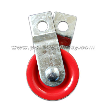 Double 3 1/2" cast iron Red pulley - HS118361C (China Manufacturer ...