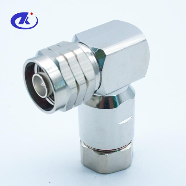 N type right angle plug connector for 1/2 superflexible cable - N-JW1/2S - Customized (China ...