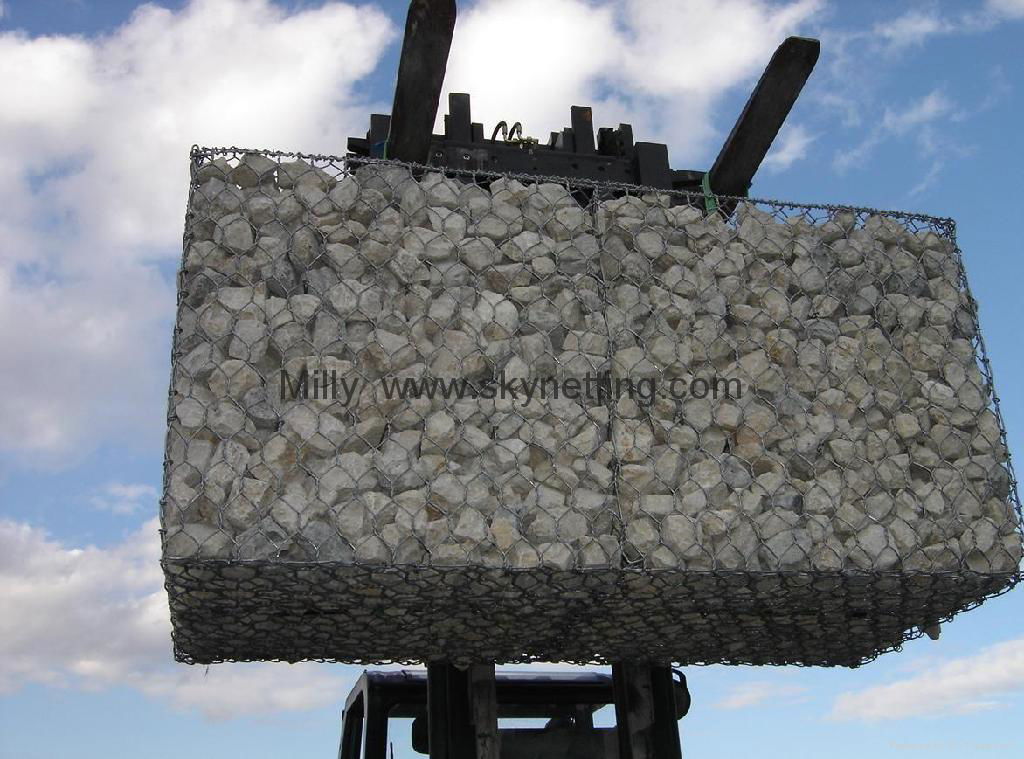 Rock netting,wire cage with rock,stone wire cage gabion,gabion walkways ...