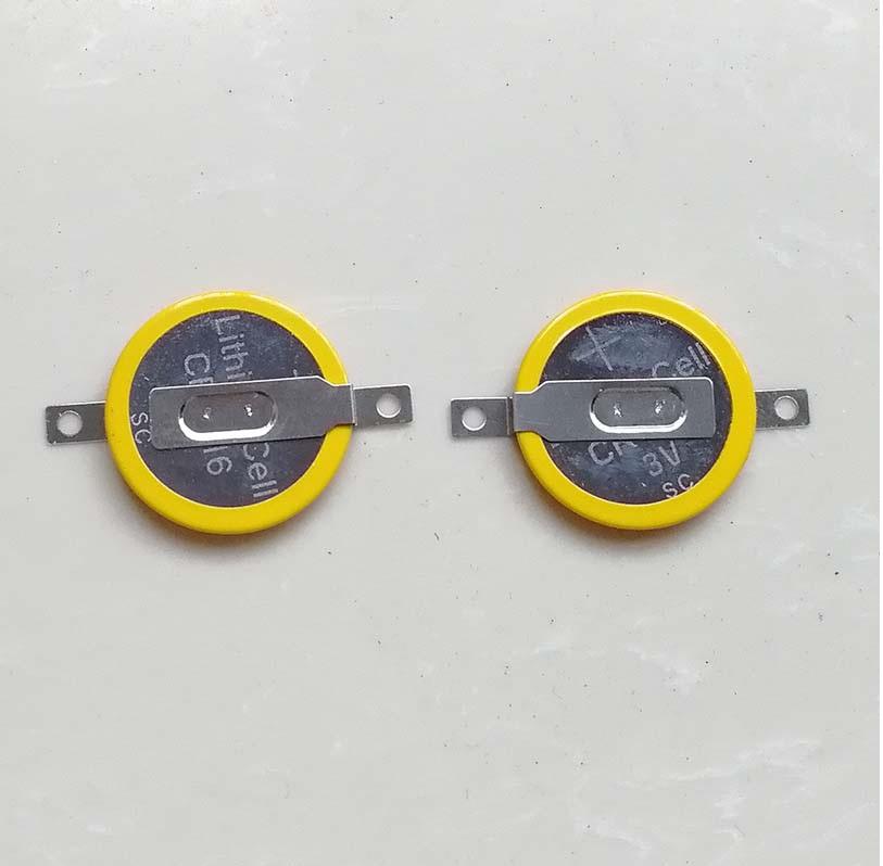 SMD Welded pins CR1616 tabs button cell coin batteries for PCB Player