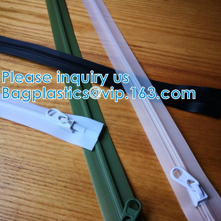 RUBBER ZIPPER, PLASTIC SLIDER, EASY TEAR ZIPPER, PRESS LOC ZIPPER ...