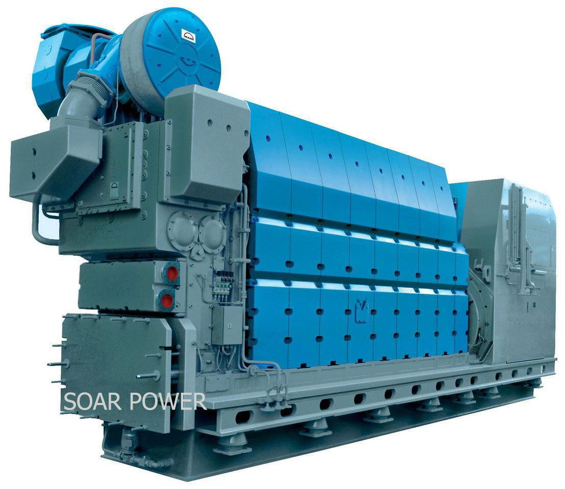 Man Crude Oil Generator sets(0.42MW～8.7MW) - 32/40, L27/38 (China ...