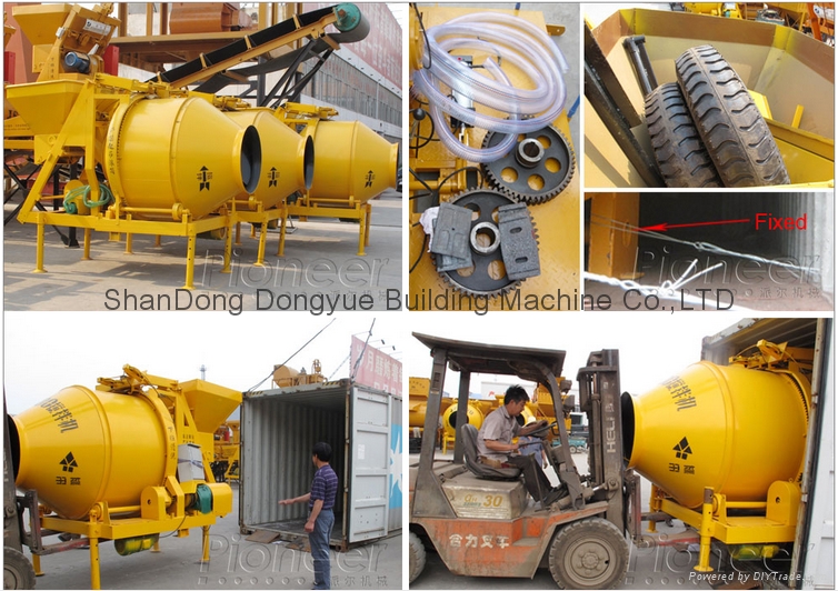 JZC500 Portable Self Loading Durable 1 Yard Concrete Mixer - dongyue (China Manufacturer ...
