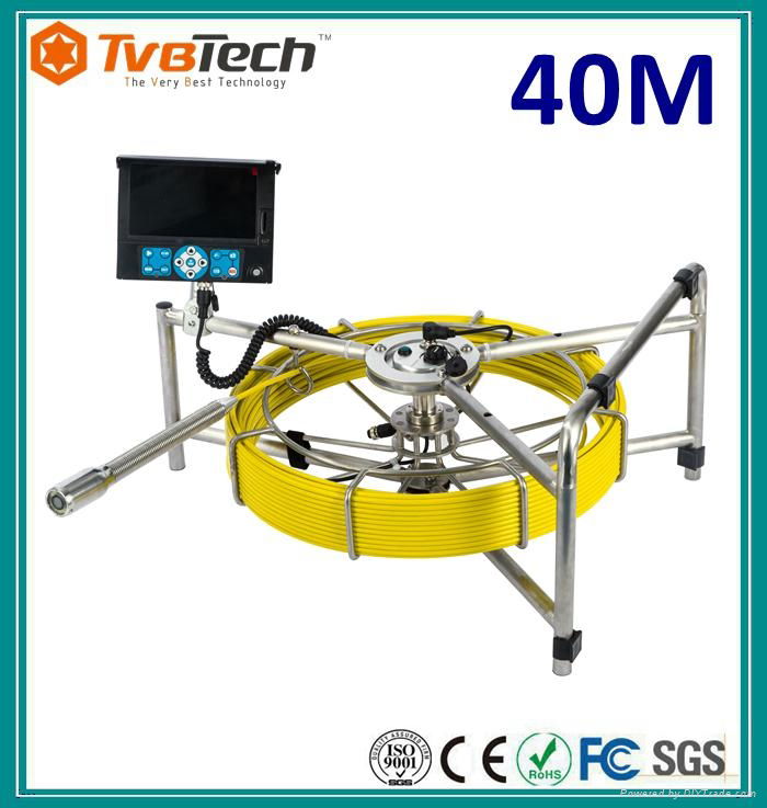 40m cctv inspection camera IP68 Waterproof Level Sewer camera - 3199F ...