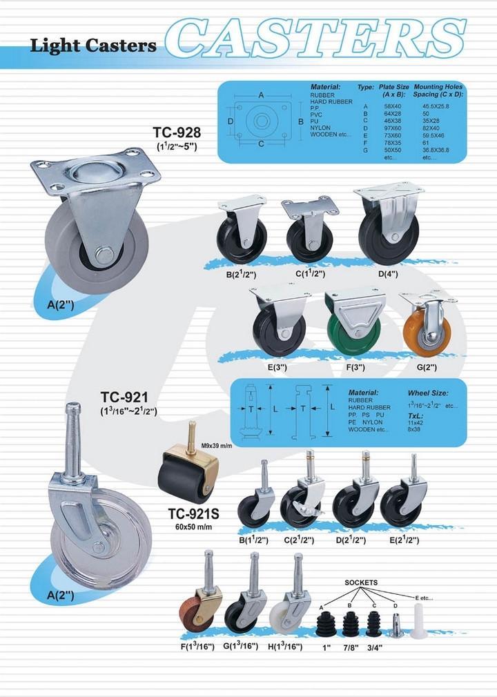 Light Casters - Tung Tien Caster (Taiwan Manufacturer) - Other Tools - Tools Products - DIYTrade ...
