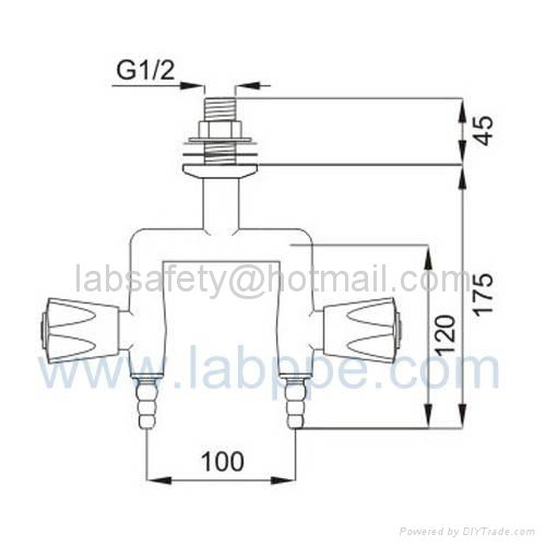 Double outlet gas fittings - B2 - TECHSAFE (China Manufacturer ...