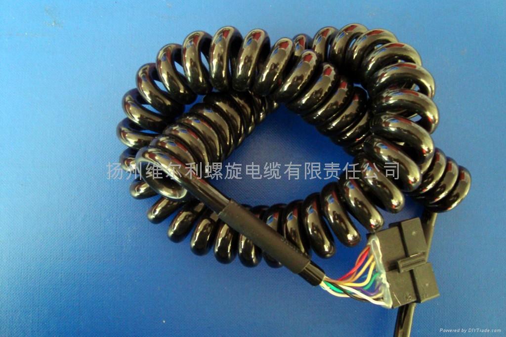 RJ45 flat spiral coiled cord cable - RVUT - VOLI (China Manufacturer ...