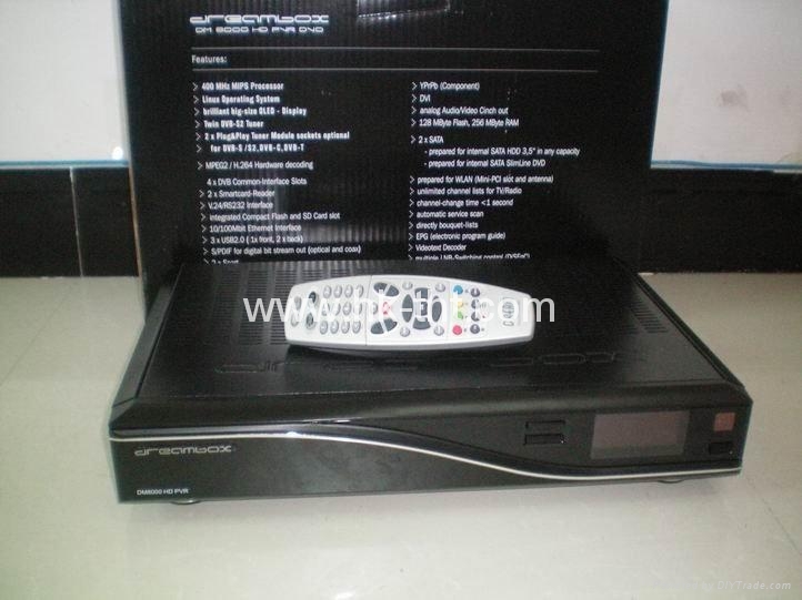 Dreambox DM8000 HD Satellite Receiver,Twin Tuner-DM8000HD PVR,DVD ...