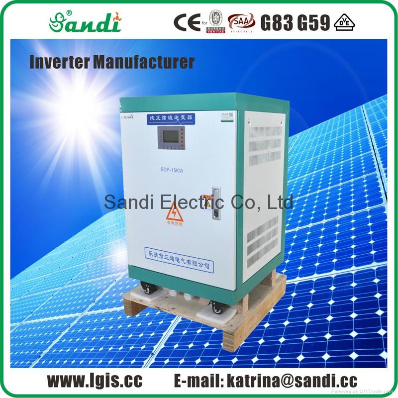 15KW multifunction solar power inverter with single phase 230VAC/50HZ ...