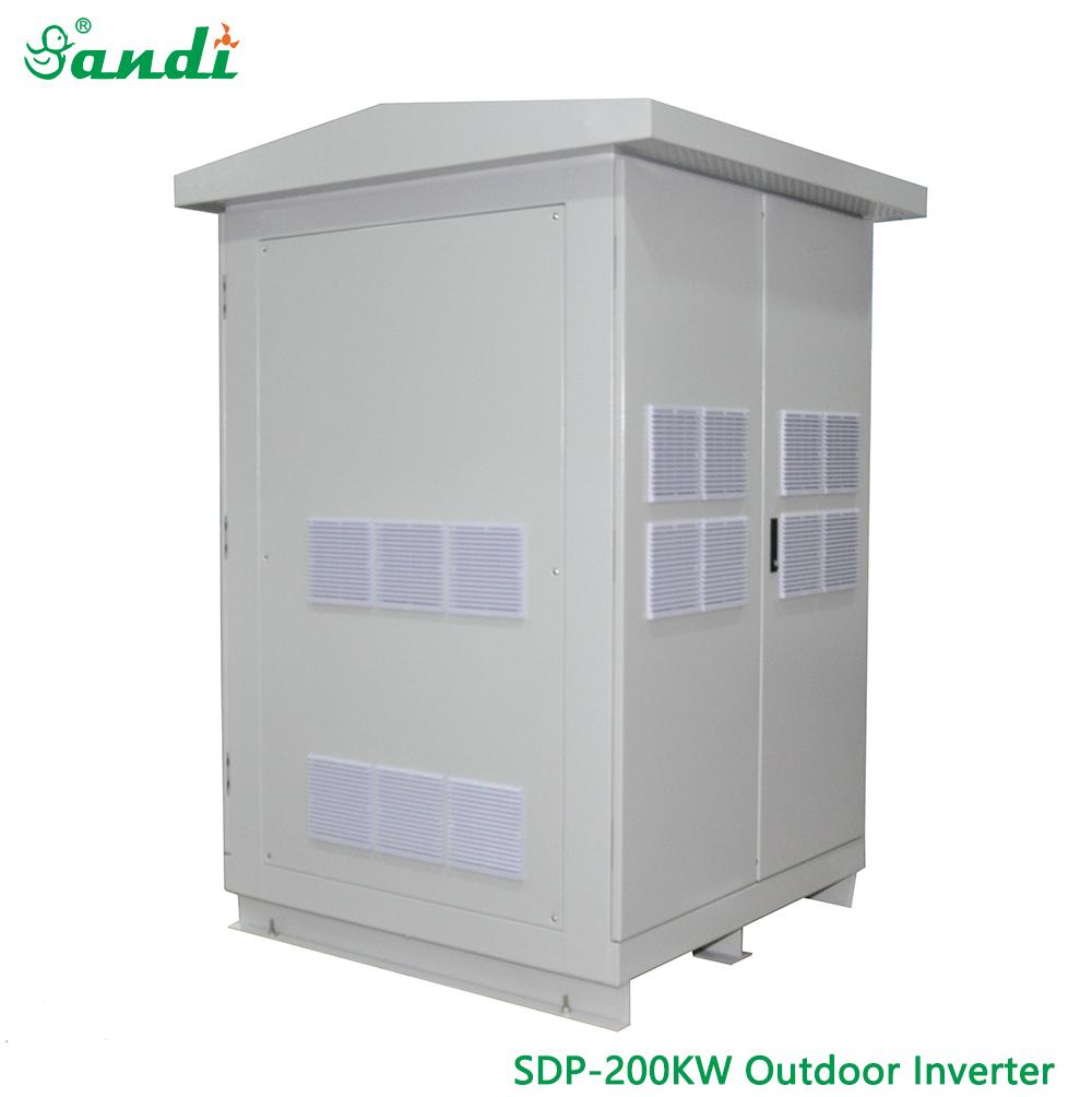SANDI 200KW off grid inverter IP54 outdoor three phase inverter with ...
